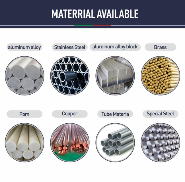 Factory Custom Metal Processing Milling Turning Machining Brass Copper Stainless Steel Aluminum CNC Machine Part