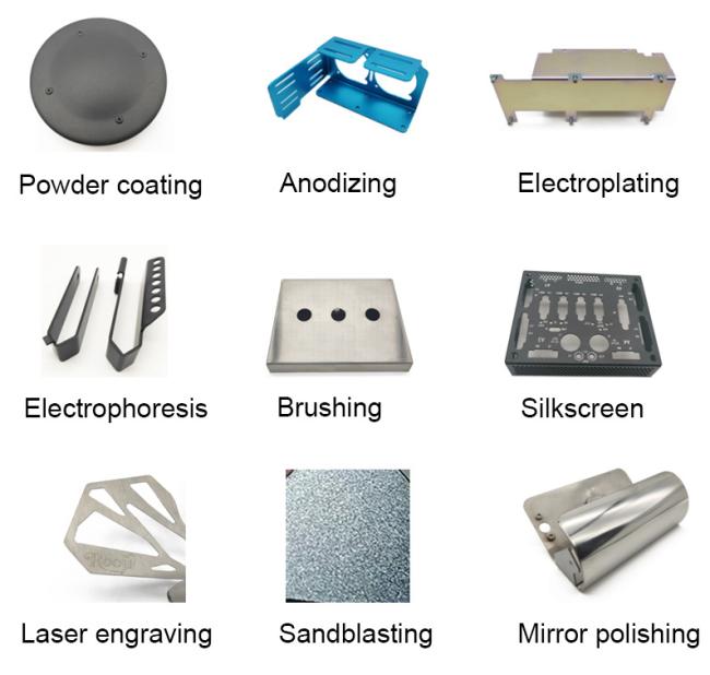 New Design CNC Machining Aluminum 6061 7075 Spare Part with Black Anodized