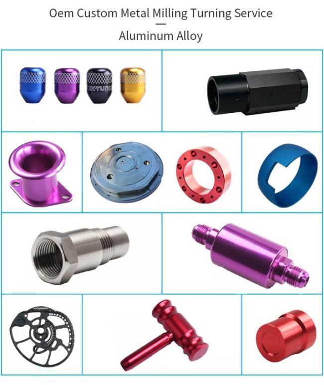High Quality Fabrication Service High Precision Anodized Aluminum Parts CNC Machining Parts Spare Part