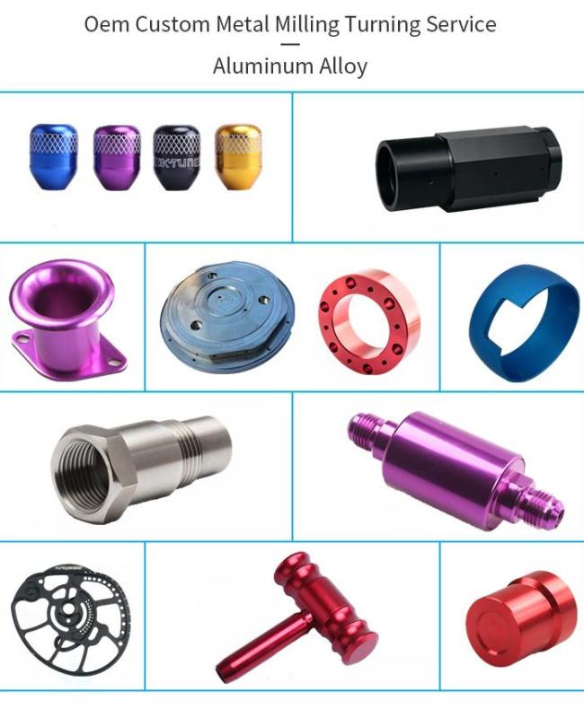 OEM Manufacturing Precision Milling Process Aluminum 6061 CNC Anode Auto Parts Spare Part