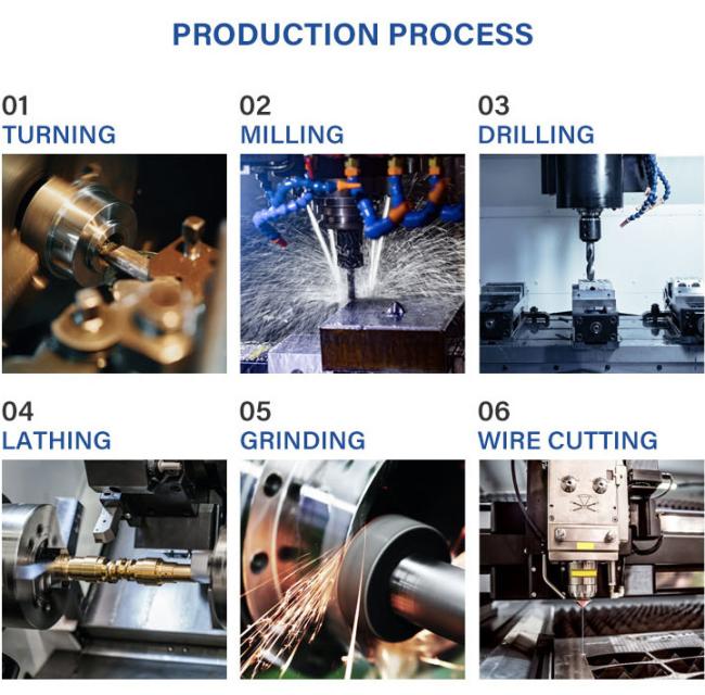 Custom CNC Machining Service Machining Metal Block Machine Anodized Aluminum Parts Spare Part