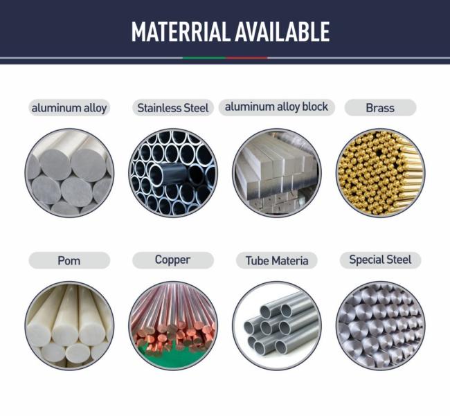 OEM 6061 Precision CNC Turning Spare Metal CNC Accessories Aluminum Machine Part