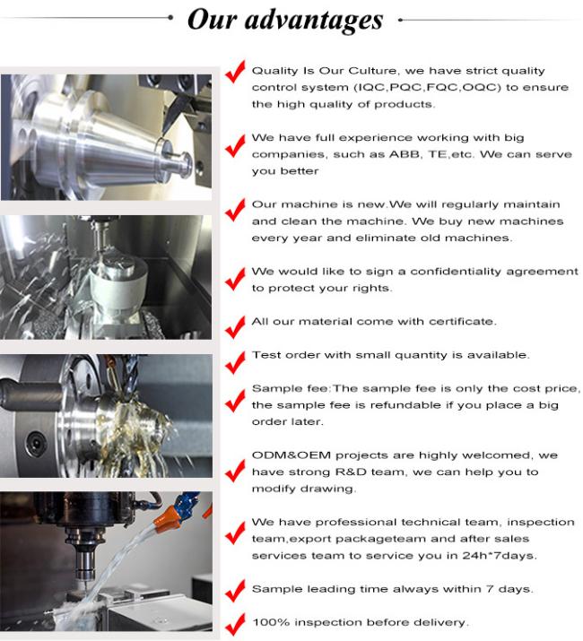 OEM 6061 Precision CNC Turning Spare Metal CNC Accessories Aluminum Machine Part