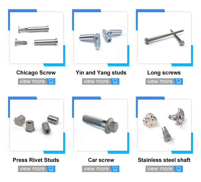 Fastener Customized Special Step Shaped Car Seat Screws Spare Part