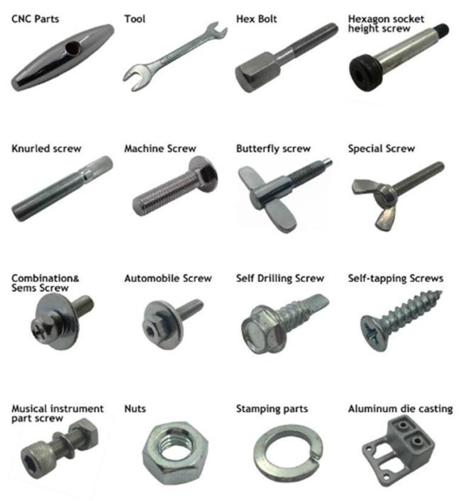 OEM Size Customized Special Head Stainless Steel Custom Shoulder Screw Special Fasteners Machine Part