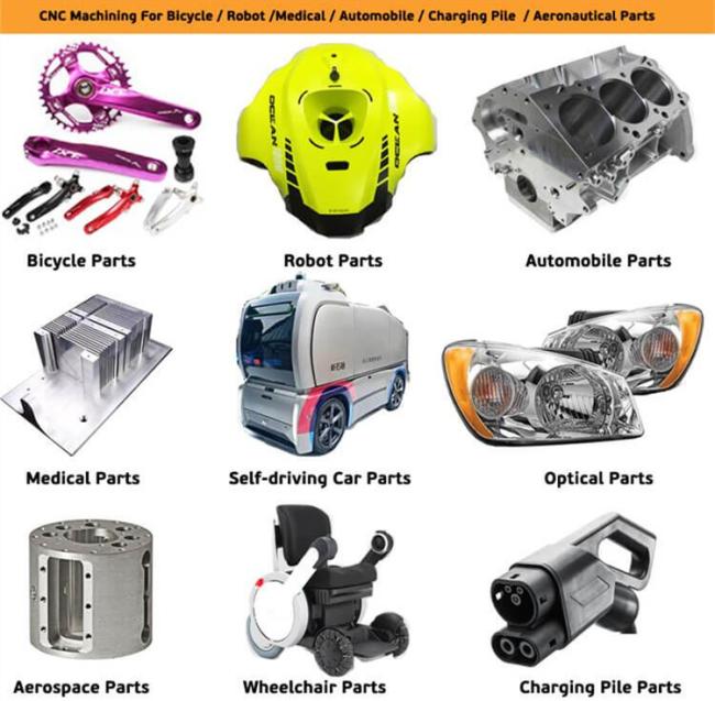 5 Axis Customized Aluminum Profiles CNC Machining Parts CNC Machined Aluminum Casting Parts CNC Parts Lathe Machine Part