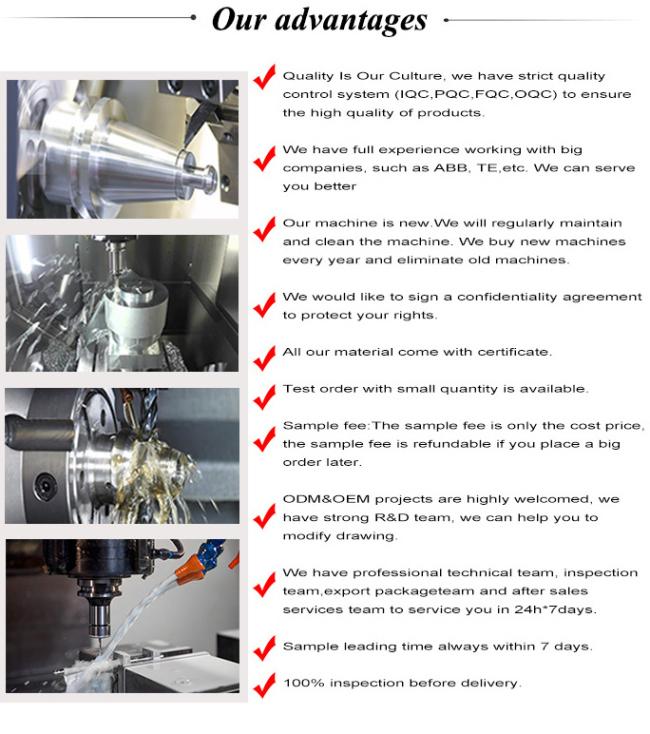 ISO9001 Certified High Precision 5axis CNC Milling Turning Metal Plastic Spare Parts