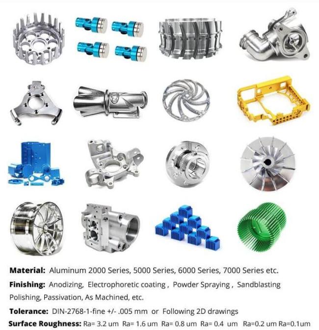 High Custom-Made Demand Machining Turning Aluminum Part Metal Precision 5 Axis CNC Milling Service Steel CNC Precision 5 Axis Machining Part