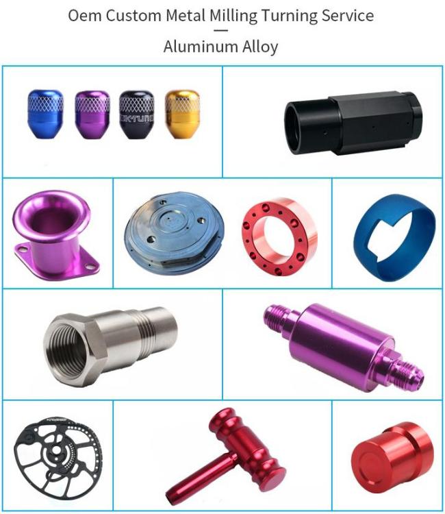 Custom Aluminum Turning CNC Lathe Stainless Steel Shaft Parts 5 Axis Precision CNC Machining Metal Part Sleeves Spare Part