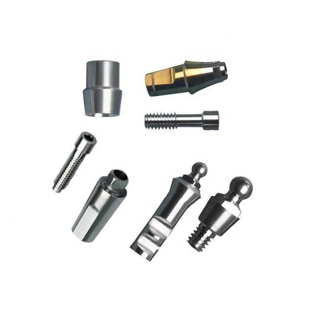 Dental Implant Accessories Parts Dental Implant Universal Kit Set Abutment Analog Screw Machine Part