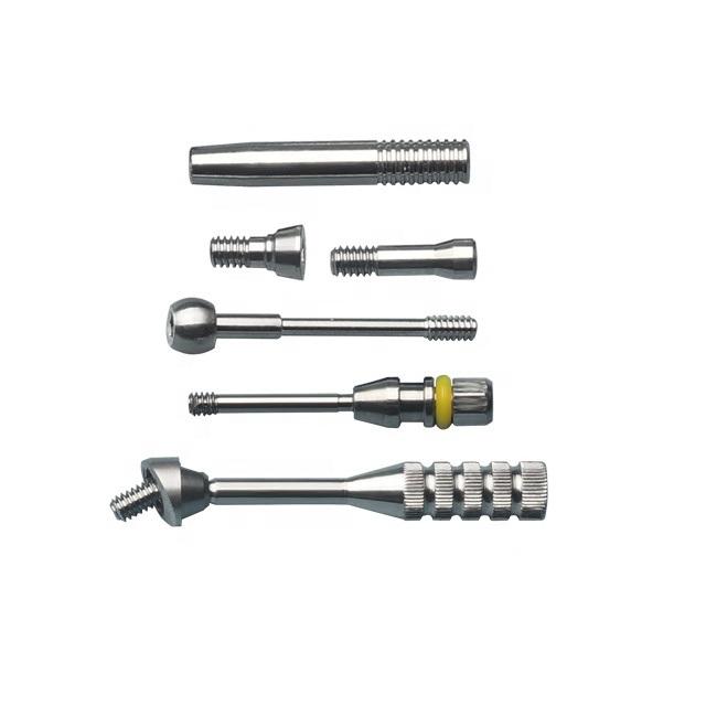 Dental Implant Accessories Parts Dental Implant Universal Kit Set Abutment Analog Screw Machine Part