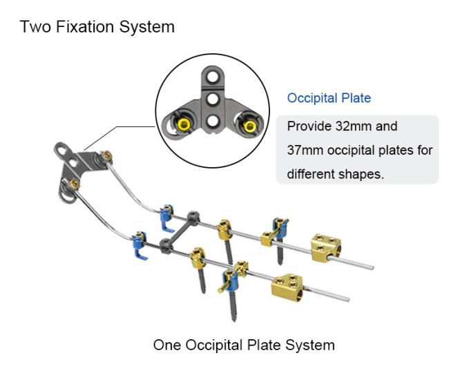 Quality Assured Orthopedic Surgery Implants Domino Bolt for Posterior Cervical Fixation System