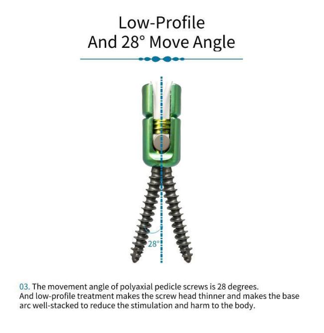 Low Price Orthopedic Implants Spinal Cross Link Medical Screw Machine Part for Spinal Fixation Operation