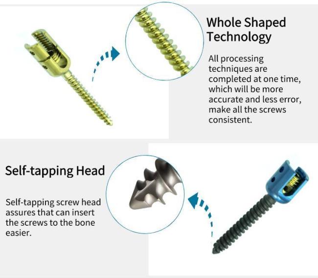 Low Price Orthopedic Implants Spinal Cross Link Medical Screw Machine Part for Spinal Fixation Operation