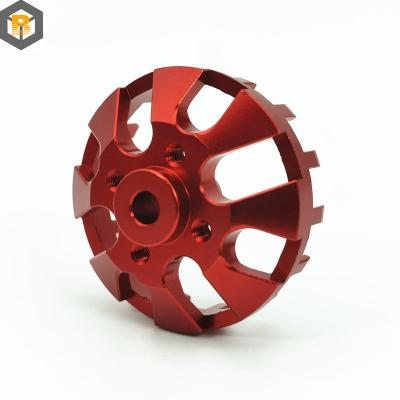 China Peças de reposição mecânicas de liga de alumínio de processamento CNC personalizado Peças de alumínio com cor anodizante à venda