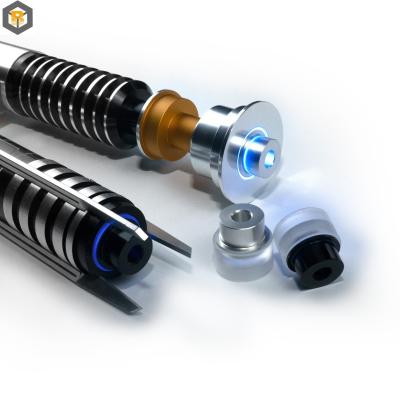 China Máquinas para endireitar metais para peças de sabres de luz Acessórios Partes de usinagem CNC de liga à venda