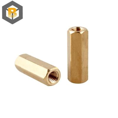 China Custom CNC Turned Parts Hex Spacer Thread Female Motherboard Standoffs Nut Machine Part for sale