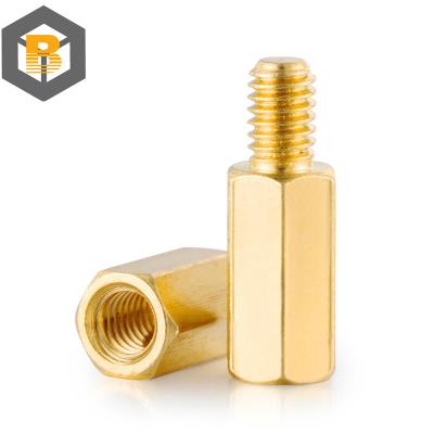 Κίνα Εξακόσιο χάλκινο αρσενικό θηλυκό Standoff Board Stud Metric Hexagon Threaded Pillar PCB Motherboard Spacer Bolt Screw M2m2.5m3 M4 M5*2-80mm Προσαρμοσμένο από 2D / 3D / σχέδιο προς πώληση