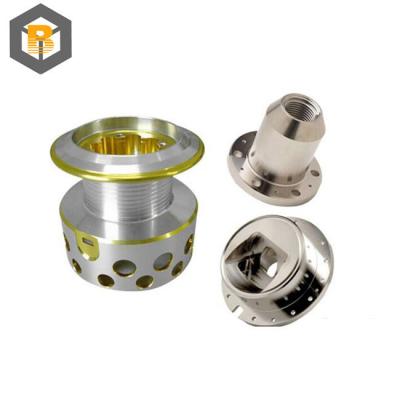 China Processamento de protótipos de máquinas CNC de cinco eixos personalizados com peça de máquina de torneamento CNC à venda
