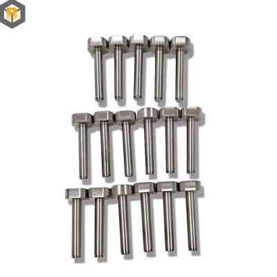 China Personalizar Gr5 Tc4 filtros de combustível armadilha de precisão de usinagem de titânio CNC torneamento peça sobressalente à venda