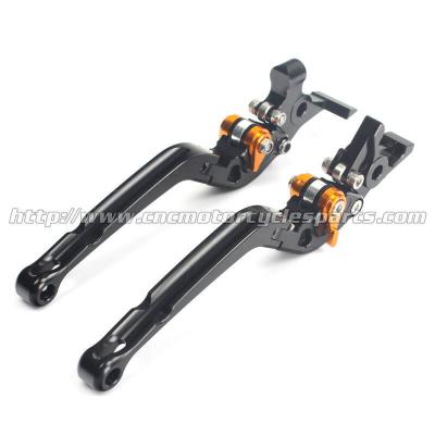 China Adjustable Long Folding Brake Clutch Levers , Brake And Clutch Levers For Motorcycles for sale