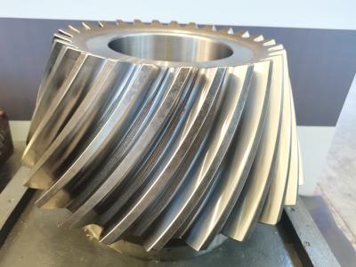 China High Accuracy 20CrMnTi Spiral Bevel Gear Set with 3 Inches Pitch Diameter for Transmission Box for sale