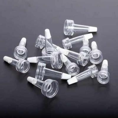 China Microneedling Serum Applicator Vial Transparent Connector Mesotherapy Treatment Vial Fitting for sale