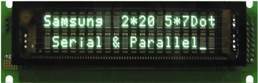 Quality 20 Characters 2 Lines VFD Dot Matrix Display Module 20T201DA1 700 CD Luminance for sale