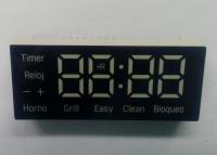 China LED Clock Display Module for Microwave Oven 20000-100000 Hours Life 5 Brightness Levels for sale