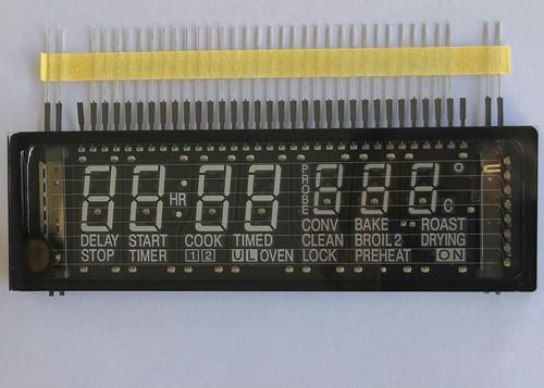 Quality HNM-07MM27T Kitchen Oven Display 110.2x33.5mm Compatible HL-D1389W D05108 Similar HL-D1389WA VFD 700CD for sale