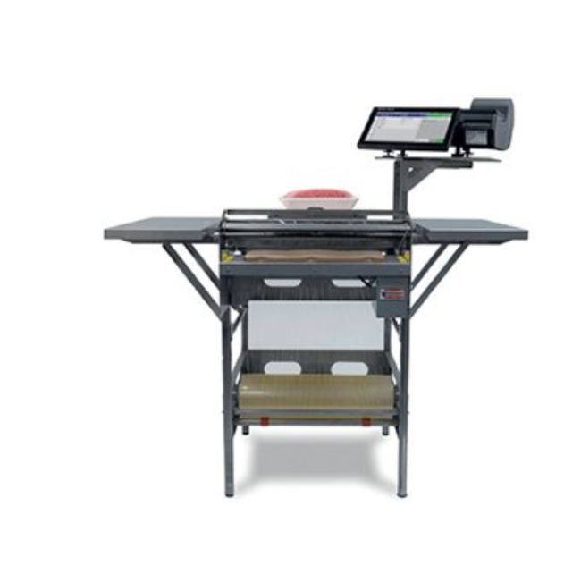FreshBase Controller, FreshTWP and Step-Saver Combined Wrapping System workstation
