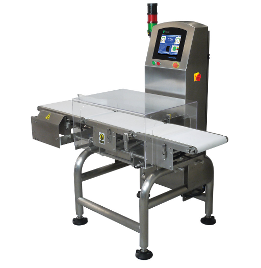 Intelligent checkweighing automation system in industrial setting