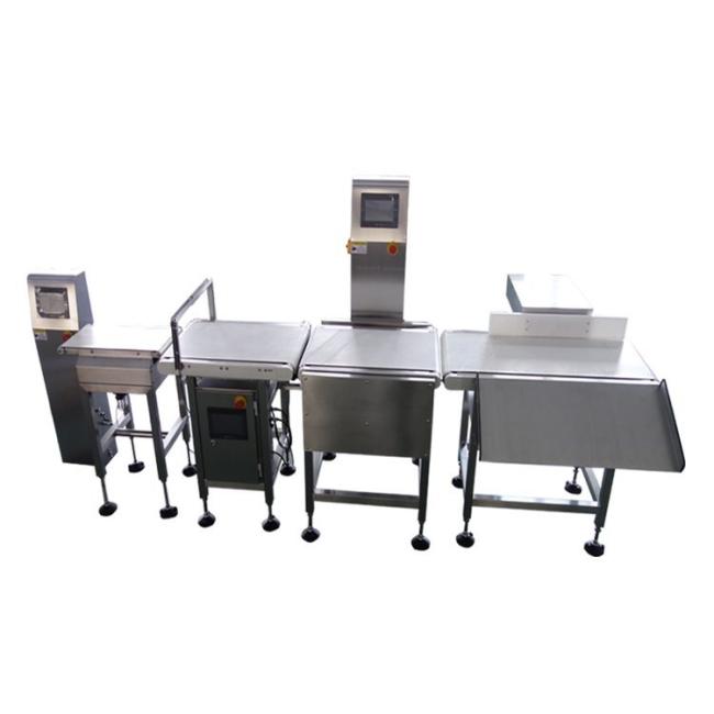 Automated checkweigher system in manufacturing environment
