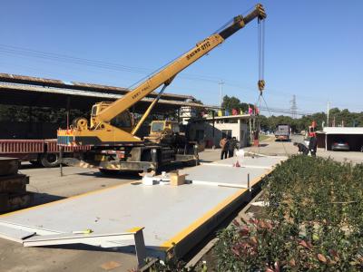 중국 정확 한 무게 를 위해 무거운 짐 을 운반 하는 신뢰성 있는 덩어리 없는 트럭 저울 판매용