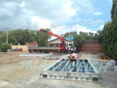 Китай Pitless 80T подгоняло Weighbridge длины сверхмощный продается