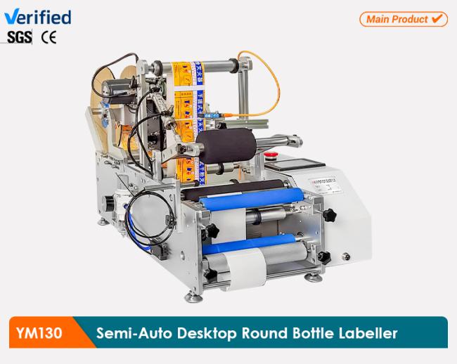 YM130 Desktop Labeler close-up