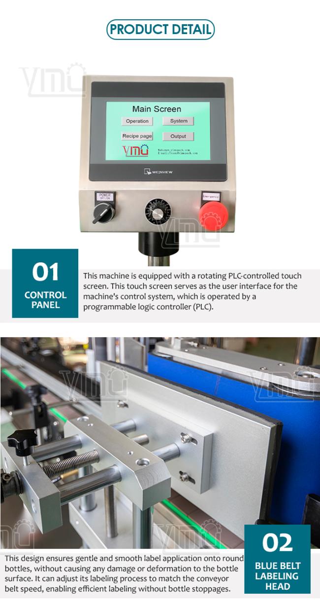 YM510 Labeling Machine component view