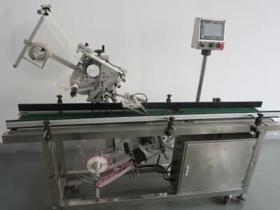 China 415V LCD Touchscreen Bovenkant en Automatische de Plastic Zak van Bodemlabeler Etiketteringsmachine Te koop