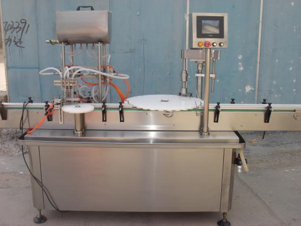 Hochgeschwindigkeitsaugen-Tropfen-Füllung und mit einer Kappe bedeckende Maschine vollautomatisch