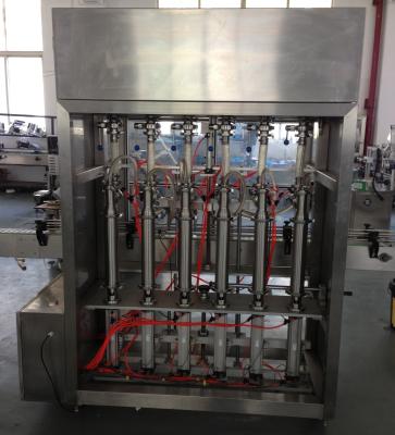 China essbare kochende Füller-Maschine des Pflanzenöl-600kg für Olive Peanut Colza 50bottles/Min zu verkaufen