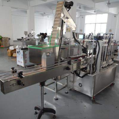 China Linear Ropp Cap Sealing Machine Bottle Filling Capping And Labeling Machine for sale