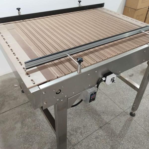 SS304 Mechanical Labeling Machine Accessories Platform Accumulation Table Conveyor