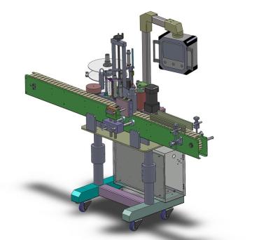 Cina Macchina di Round Bottle Labeling della stampante della data Ym515 automatica per il vetro della plastica dell'animale domestico in vendita