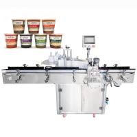 China High Accuracy HMI Automatic Water Bottle Labeling Machine 0.7kw for sale