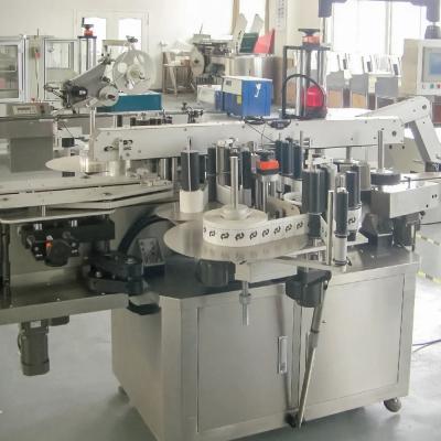 中国 二面型自動前後面 方形プラスチックガロンのためのフラットラベル機器 販売のため
