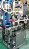 China Automatic Plastic Fertilizer Insecticide Bottle Spray Pump Capping Machine 4 Wheels for sale