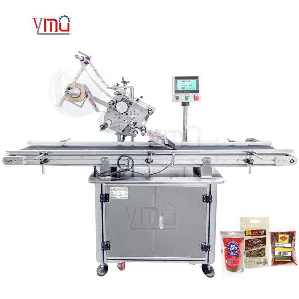 YIMU YM210 Automatic LABELING MACHINE for Storage Box Glass Jar Food Container Plastic Lid