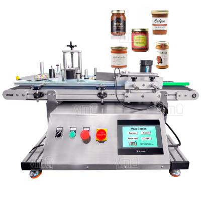 China YM400 Automatic Round Bottle Labeling Machine 20-100 Bottles/min for sale