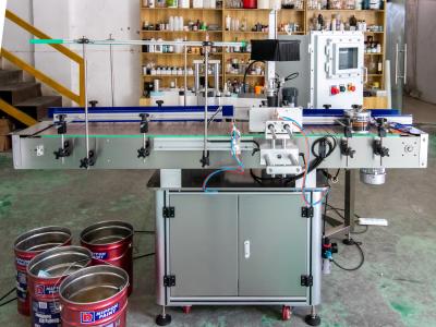 China Rotuladora Automática de Garrafas Redondas 220V Elétrica 20-100bpm à venda