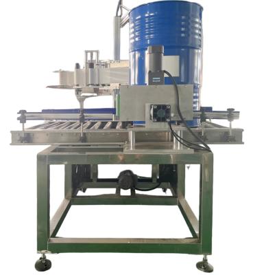 China Yimu Automatic Labeling Machine for 200L Drums with 300kg Capacity and 600 Drums/Hour Output for sale